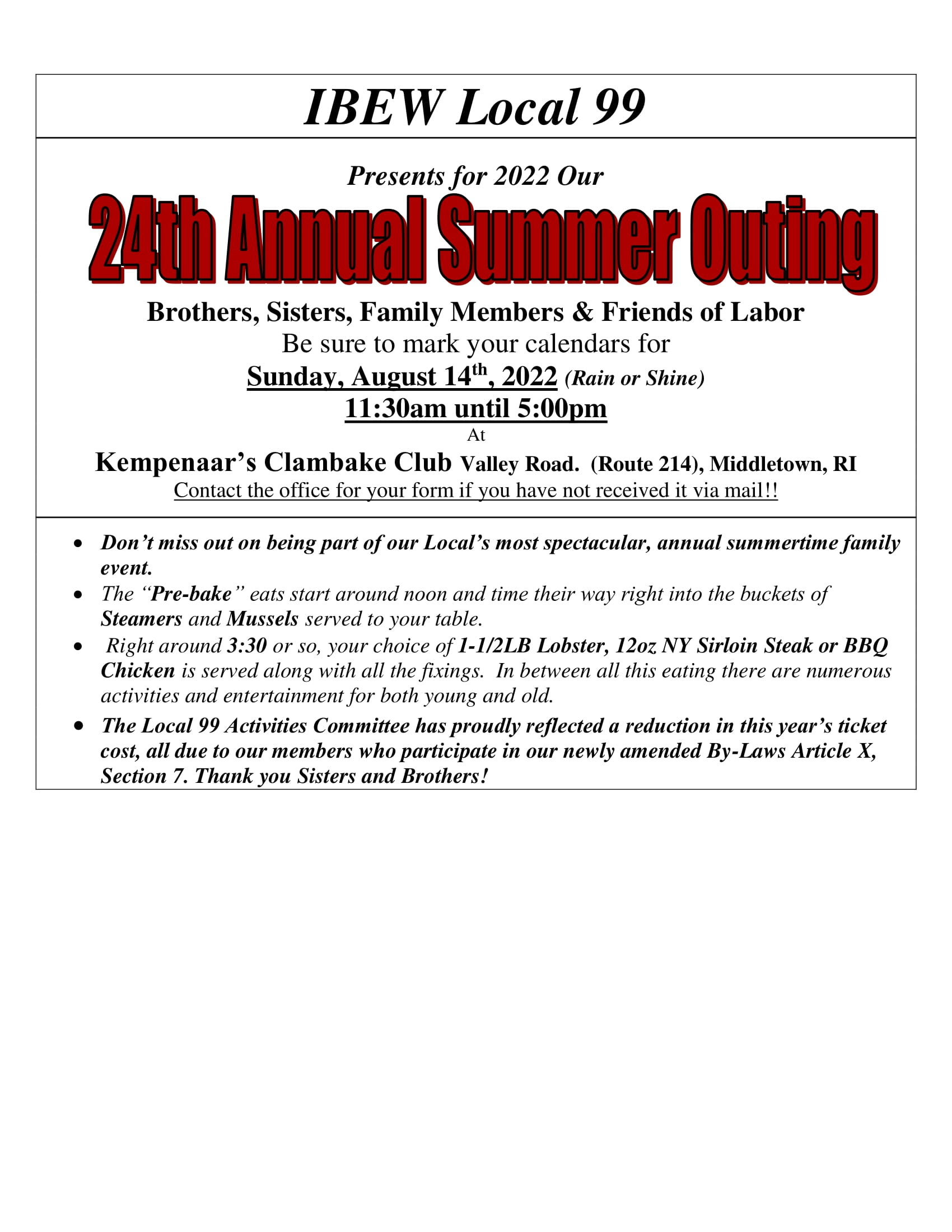 IBEW Local 99